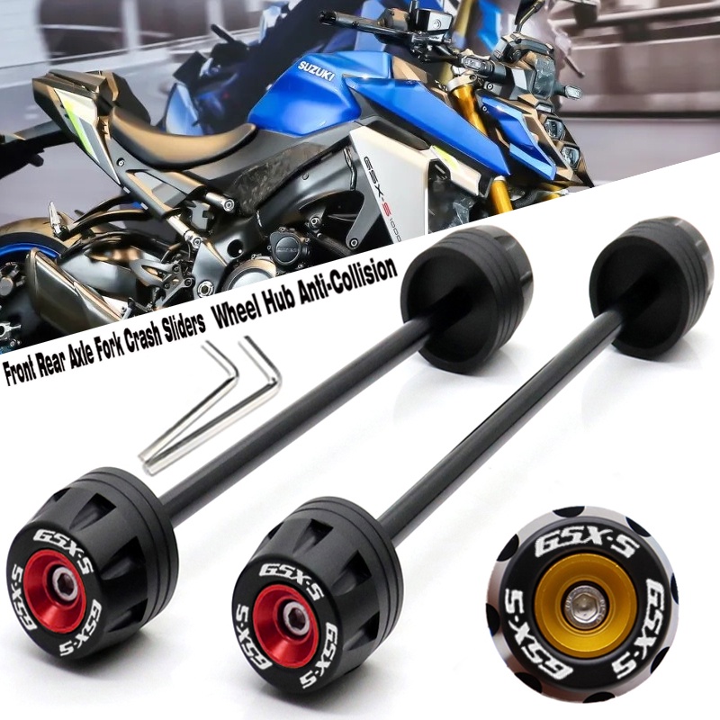 Rear Front Axle Fork Crash Slider For SUZUKI GSX-S1000 2021 2022 GSX ...
