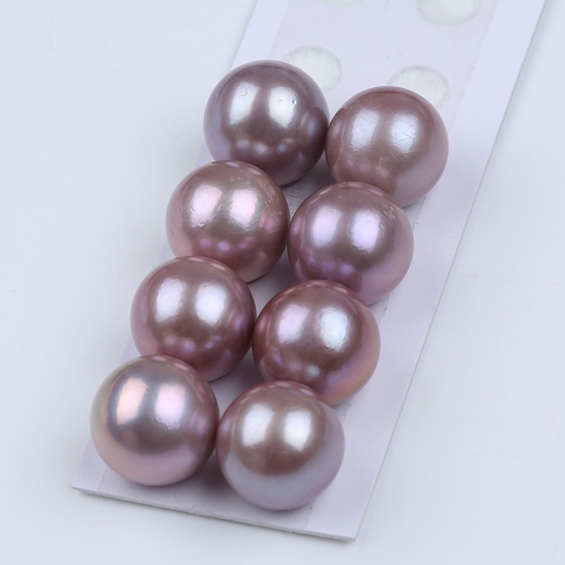 One piece 15-16mm round shape natural freshwater edison pearl loose ...