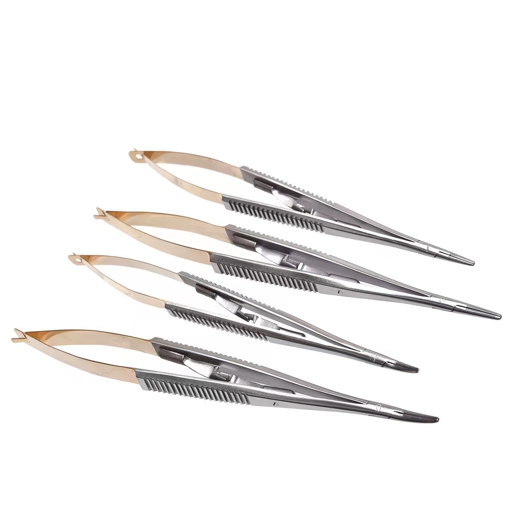 T/C Stainless Steel Needle Holder Straight Surgical Dental Instruments ...