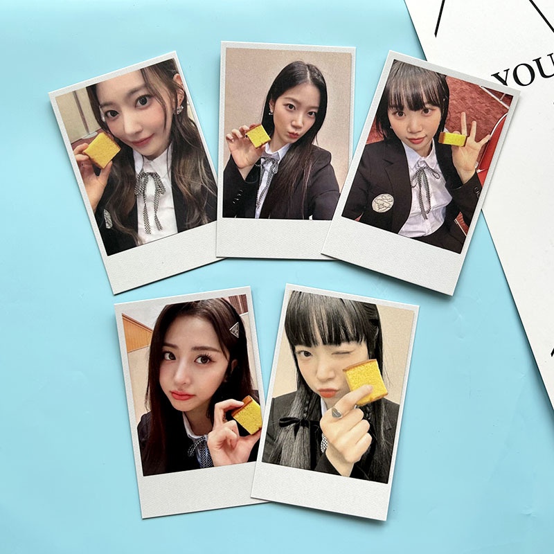 5pcs/set LE SSERAFIM 2023 SEASON'S GREETINGS Photocards KAZUHA EUNCHAE ...