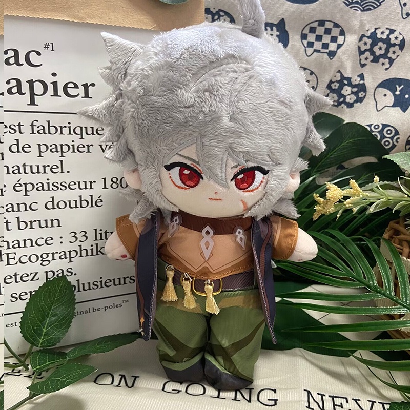 Game Genshin Impact Razor 20cm Plush Doll Change Clothes Outfit Toy ...
