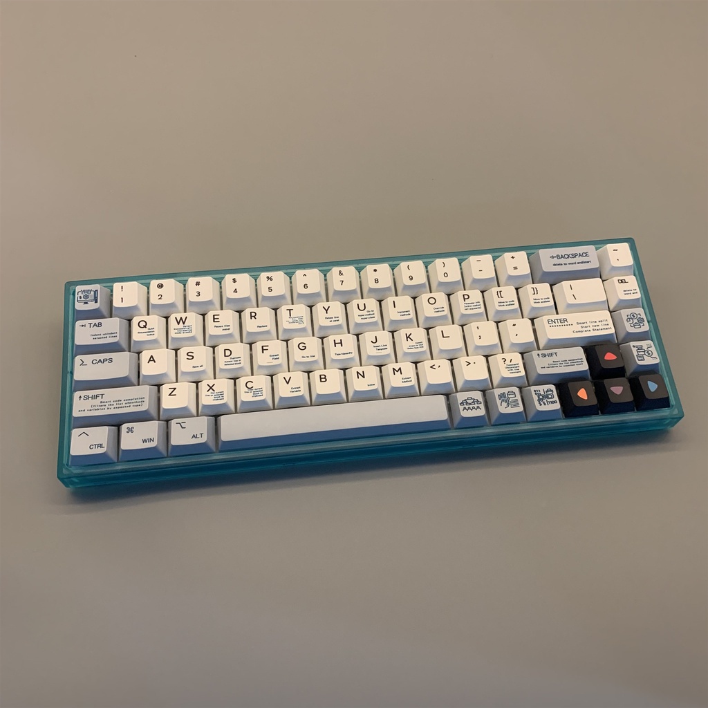 Programmer-996 Cherry Profile Keycap 125 Keys Keycaps Set for Outemu ...