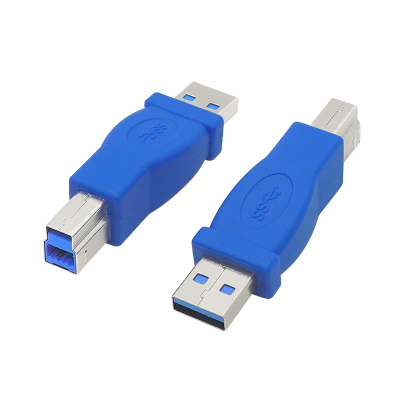1pcs/lot Superspeed USB 3.0 Type A Male to 3.0 Type B Male Connector ...