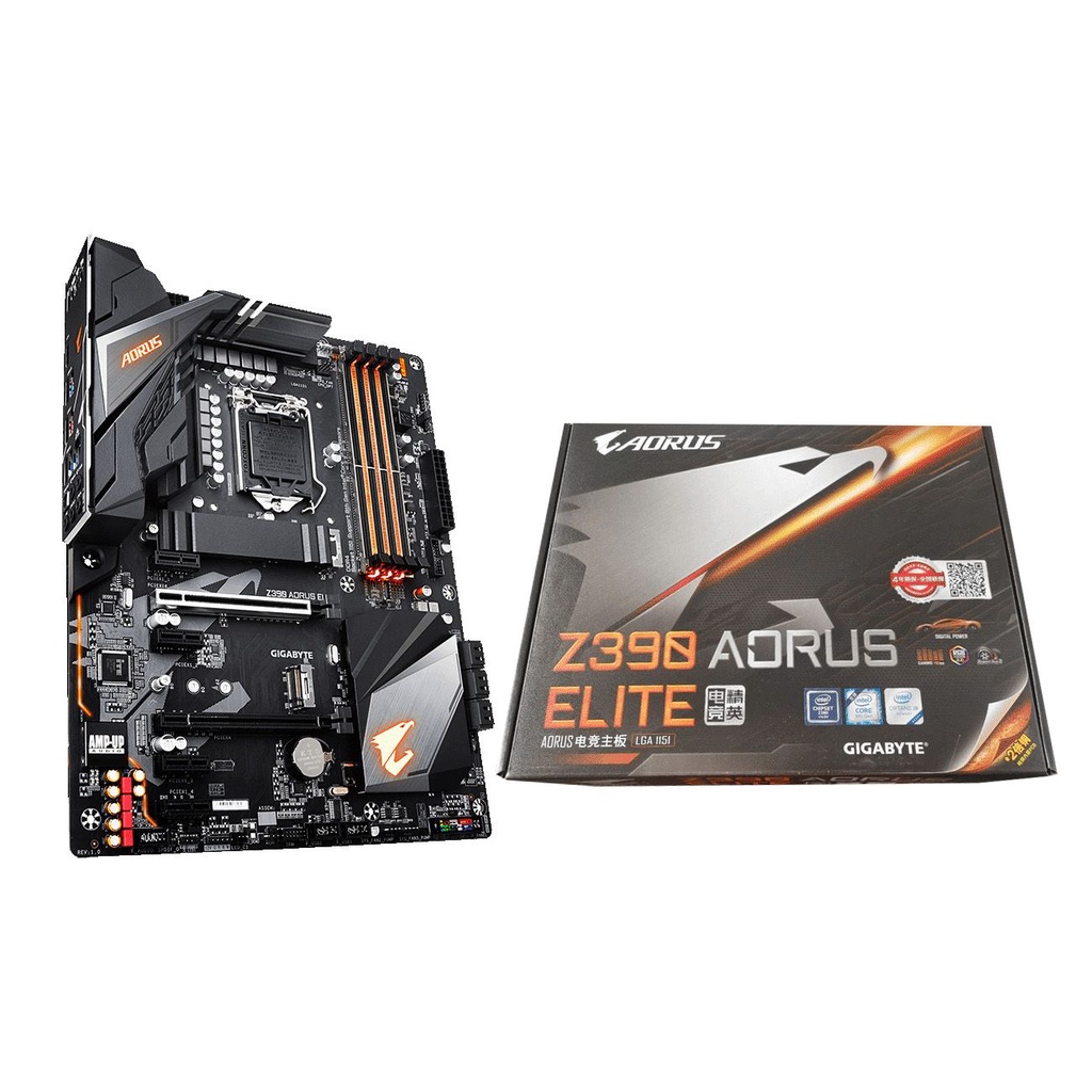 Gigabyte Z390 AORUS ELITE (Intel 8&9th Gen) LGA 1151 DDR4 ATX ...