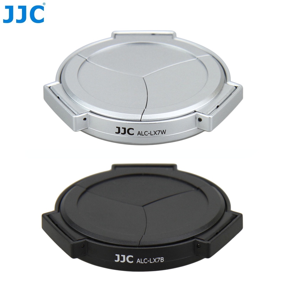 JJC ALC-LX7 2-in-1 Auto Lens Cap Lens Hood for Camera Panasonic DMC-LX7 and Leica D-Lux6 Black ...