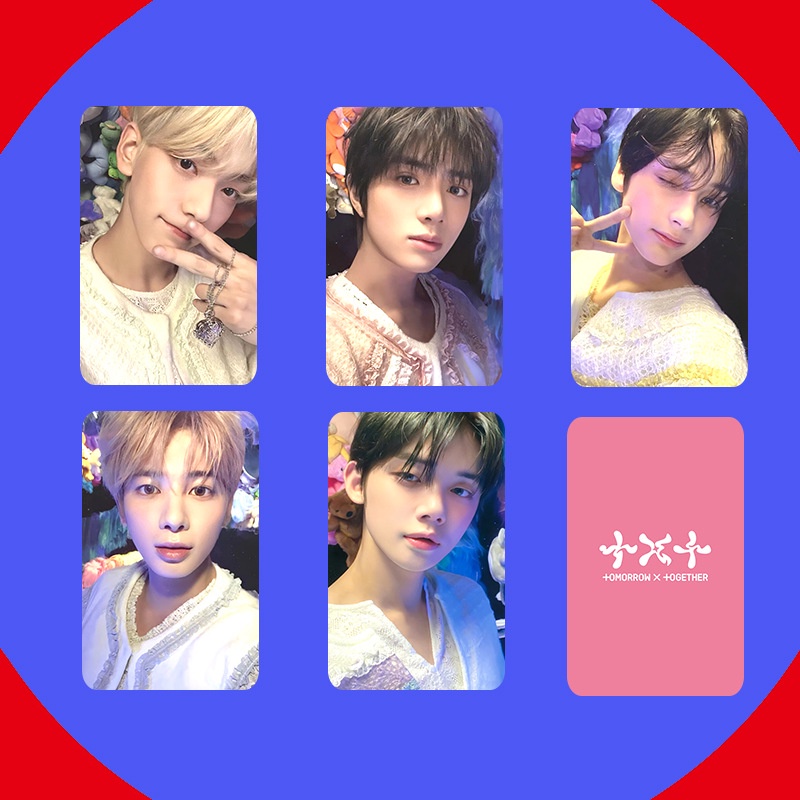 5pcs Set Tx T Lullaby Album Photocards Soobin Yeonjun Beomgyu Taehyun