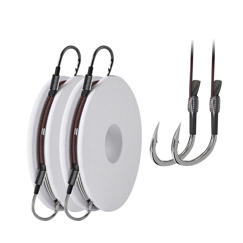 【Quality】Super tensile force Double Hook tokushima fishing group Strong ...