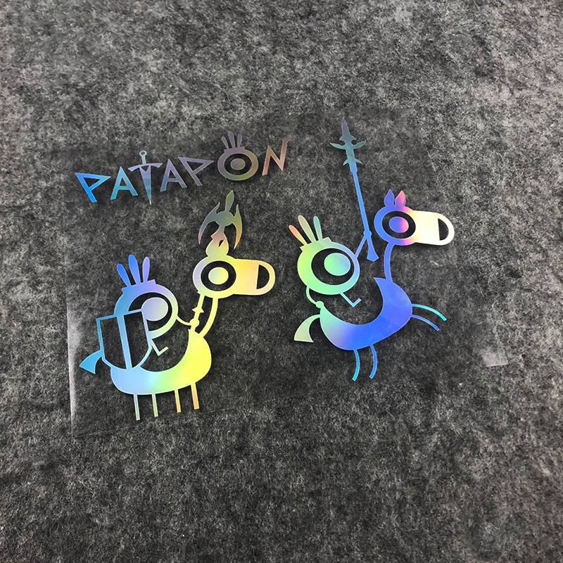 [P-A645] Car Sticker patapon patapon Hollow Sticker African Original ...