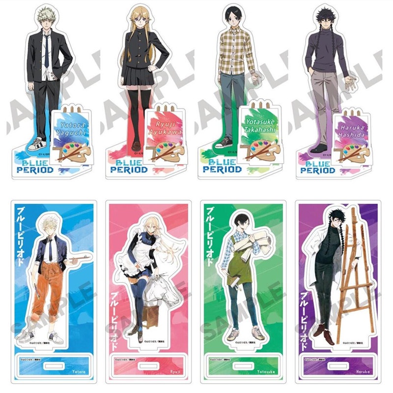 Blue Period Anime Acrylic Stand Yaguchi Yatora Ayukawa Ryuji Yotasuke ...