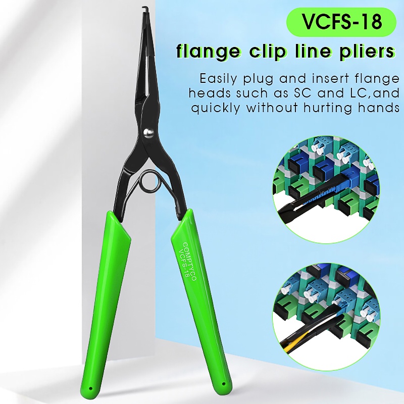AUA Green VCFS-18 fiber flange clamp long nose pliers fiber connector ...