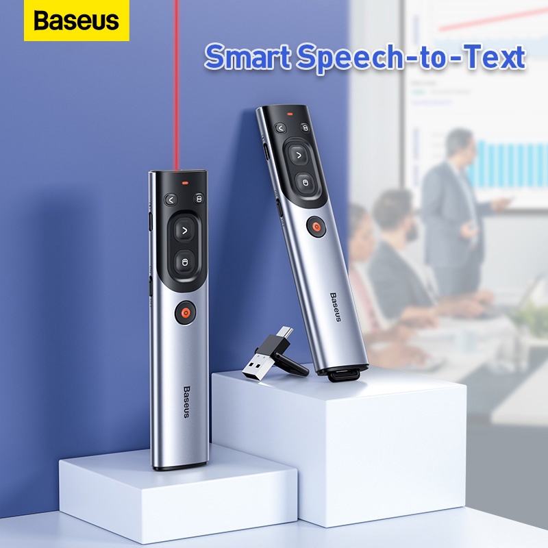 Baseus Presentation Remote Wireless Laser Pointer Presentation Slides ...