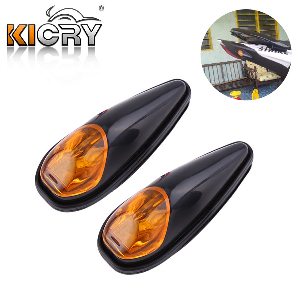 KICRY LED Motorcycle Turn Signal Light Blinker Indicator Lamp Mini ...