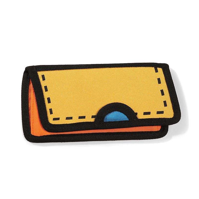 2D Student Two-Dimensional Long Wallet Women 2023 New Cartoon Cute ...