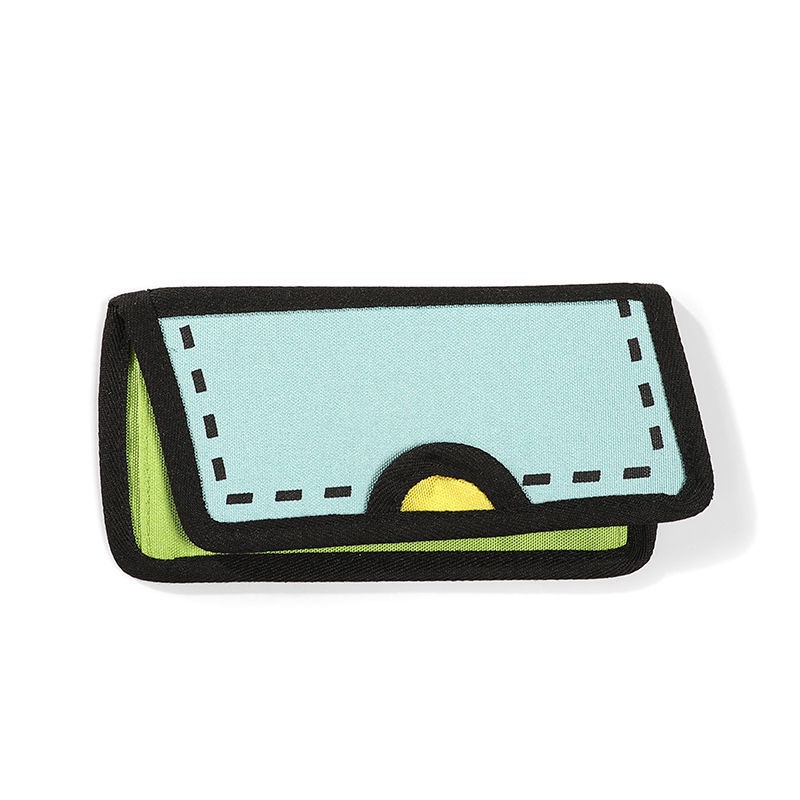 2D Student Two-Dimensional Long Wallet Women 2023 New Cartoon Cute ...