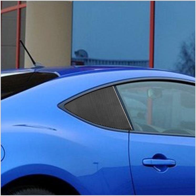 Toyota GT86 Subaru BRZ Carbon Fiber Rear Triangle Glass Decorative ...