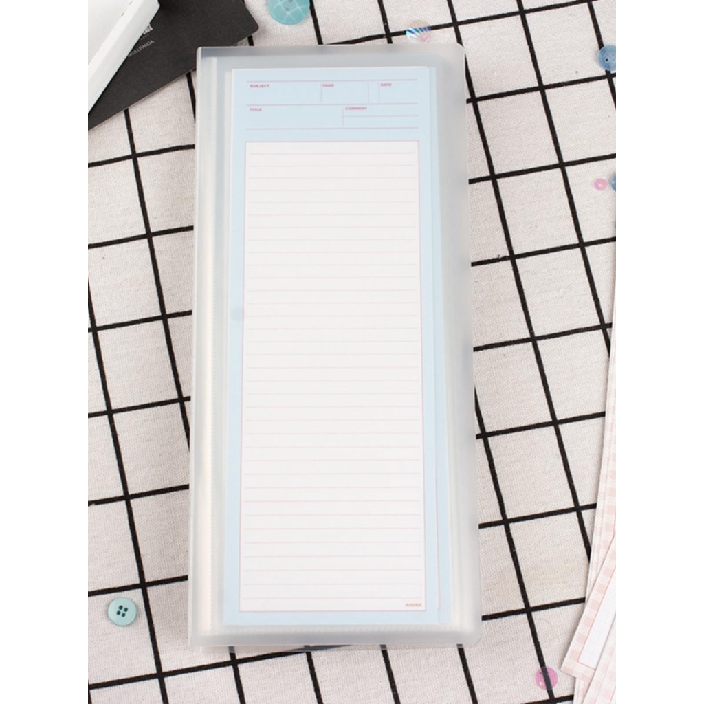 B5 half Note Storage|Jingjing Homemade ahora Note One Section Fixed ...