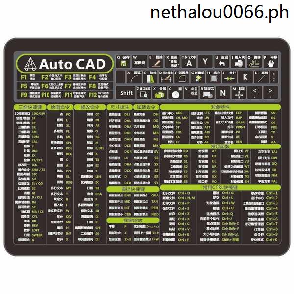 Hot Sale · cad Shortcut Keyboard Mouse Pad Professional Grade Medium ...