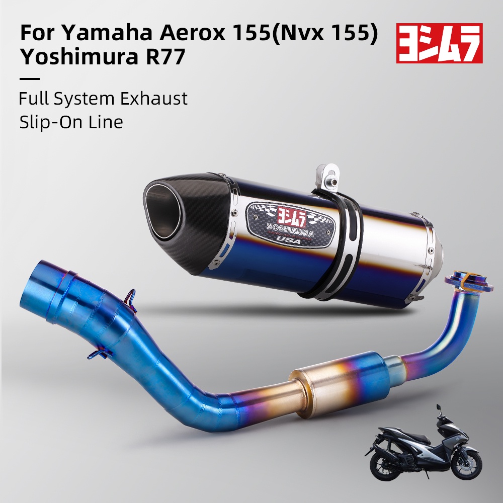 AEROX EXHAUST 2021-2022 nmax155 2021-2022 Yoshimura R77 Tailpipe 17 ...