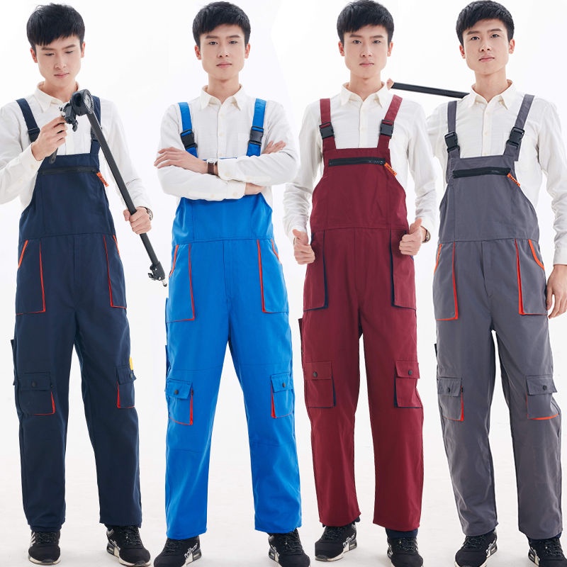 PPE Safety Work Safe Coverall Workwear Loose Cargo Pants Rompers ...