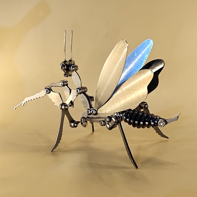 Mantis Model Metal Puzzle 3d Three-Dimensional Model Toy Stainless ...