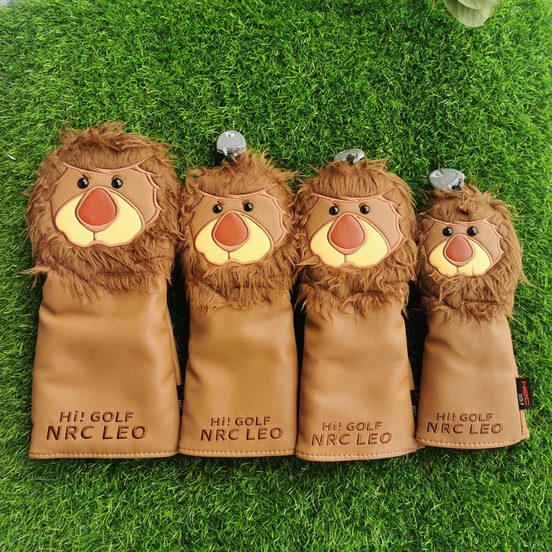 Cartoon Animal Lion Golf Club Cover No. 1 Wooden Head 135UT Cap ...