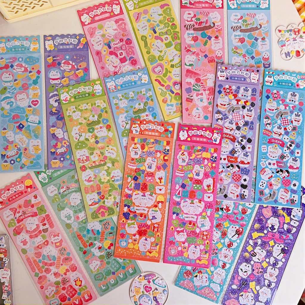 Sticker Ins Cartoon Creative Goo Card Sticker Decoration DIY Goo Disc ...