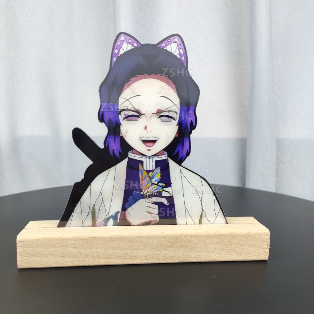 Demon Slayer Kochou Shinobu Suitcase Motion Stickers Anime Waterproof ...