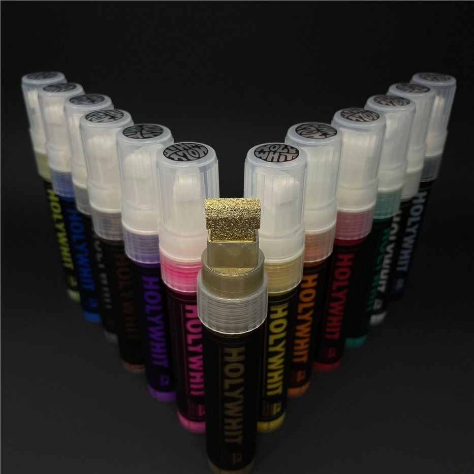 [Graffiti Pen] HOLYWHIT Graffiti Paint Pen/20MM Long Style/Wide Tip Marker/Signature Pen ...