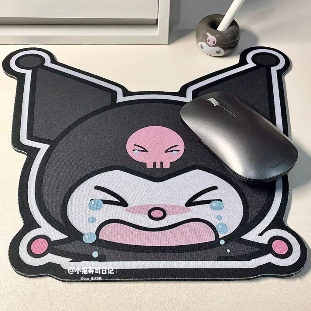 Kuromi Mouse Pad Baku Cartoon Special-Shaped Computer Portable | Shopee ...