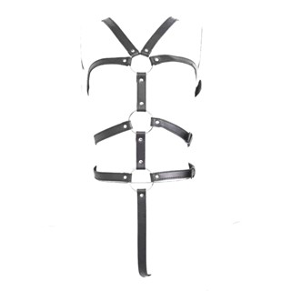 Sexy Pajamas Bondage Clothes Skinny One-Piece Full Body Strap cosplay ...