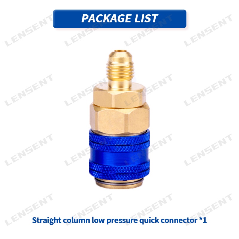 Lensent Auto AC R134a Quick Connector Adapter Low High HVAC refrigerant ...
