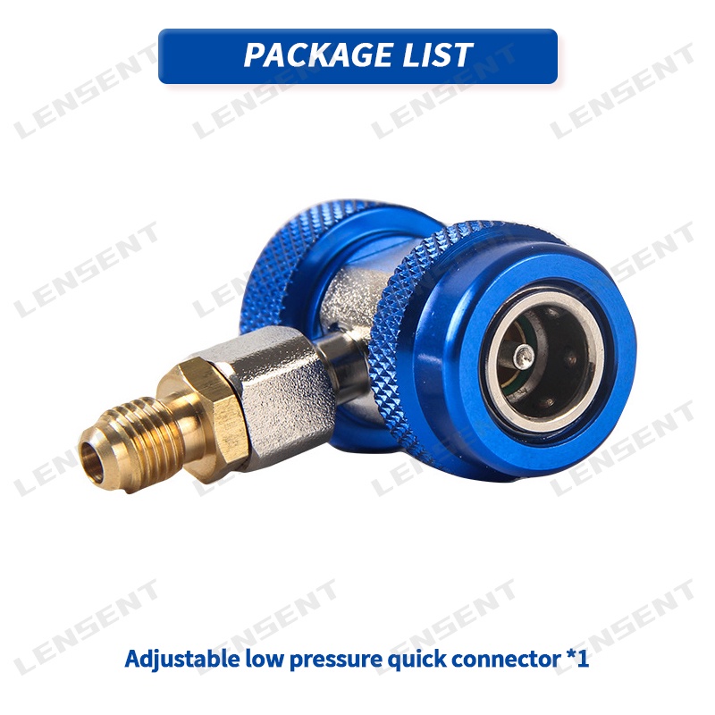 Lensent Auto AC R134a Quick Connector Adapter Low High HVAC refrigerant ...