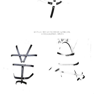 Sexy Pajamas Bondage Clothes Skinny One-Piece Full Body Strap cosplay ...