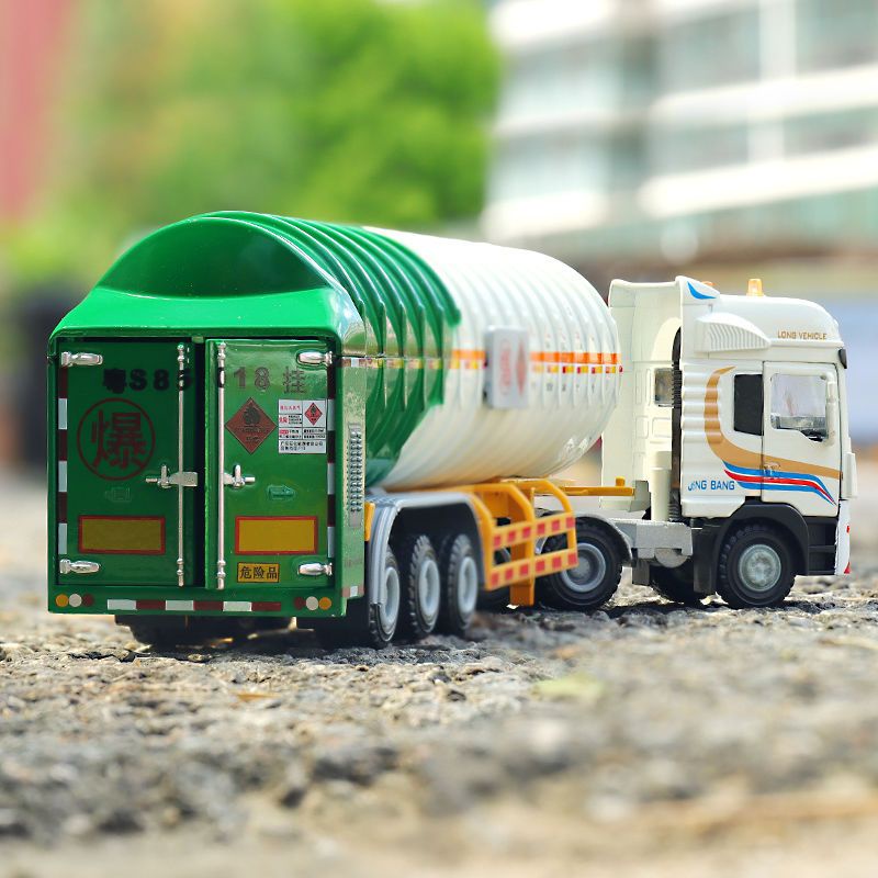 Gift Large All Alloy Oil Tank Truck Dangerous Goods Transport Vehicle ...
