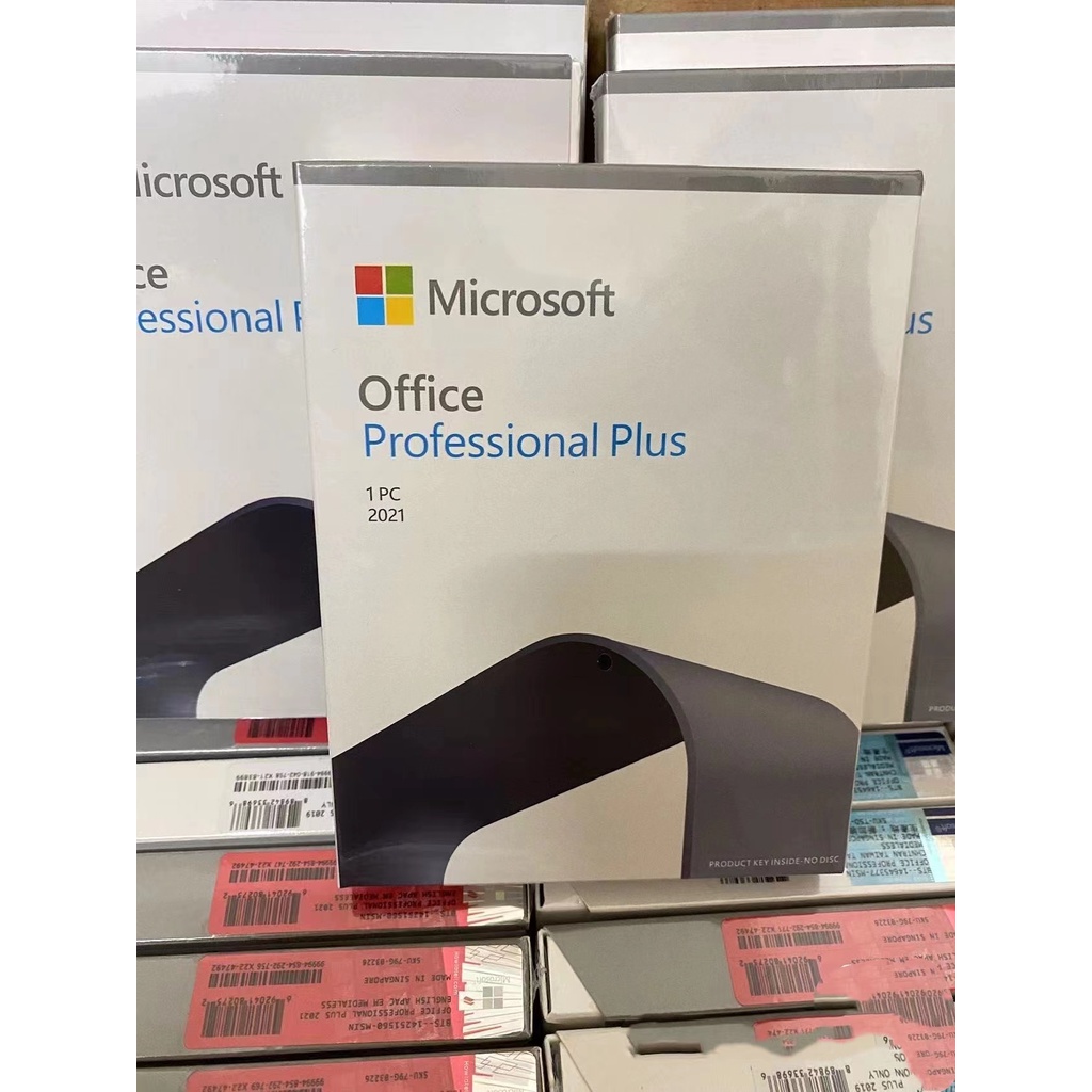 Office Genuine 2021 Professional Enhanced Edition Serial Number Key Box ...