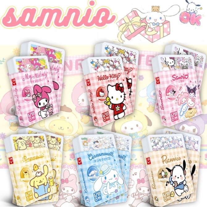 Lovely Sanrio 120 stickers gift box cinnamoroll shaped stickers Melody ...