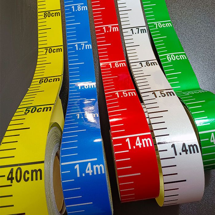 Water Level Ruler Sticker Can Liquid Level Scale Sticker Meter Ruler ...