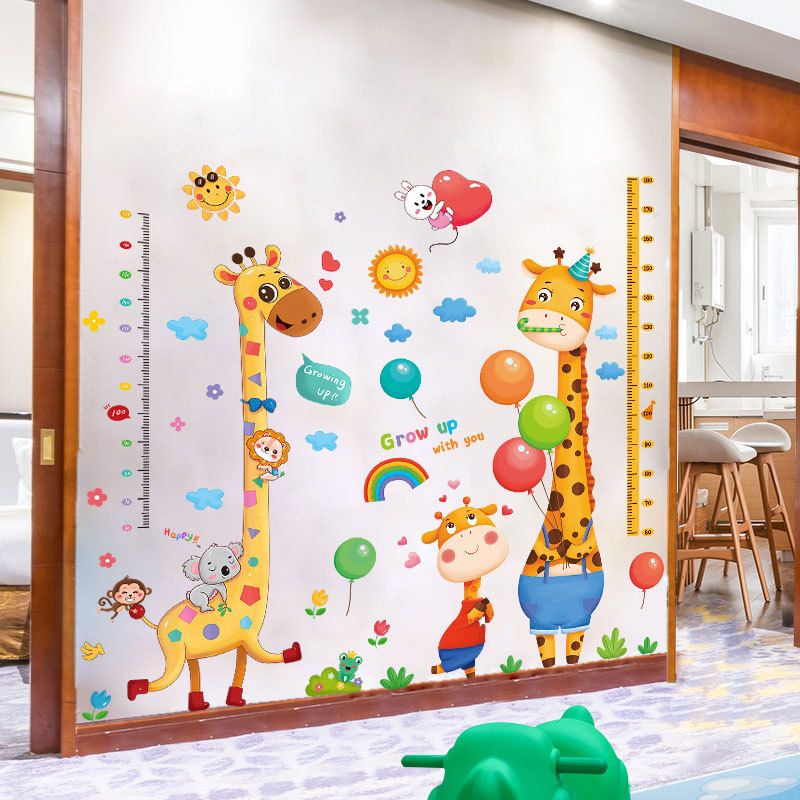 Children Height Wallpaper Measurement Height Stickers Baby Height ...