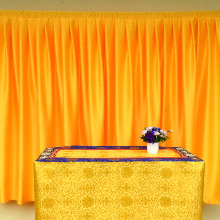 Buddhist Hall Background Curtain Buddhist Niche Block Curtain Temple ...