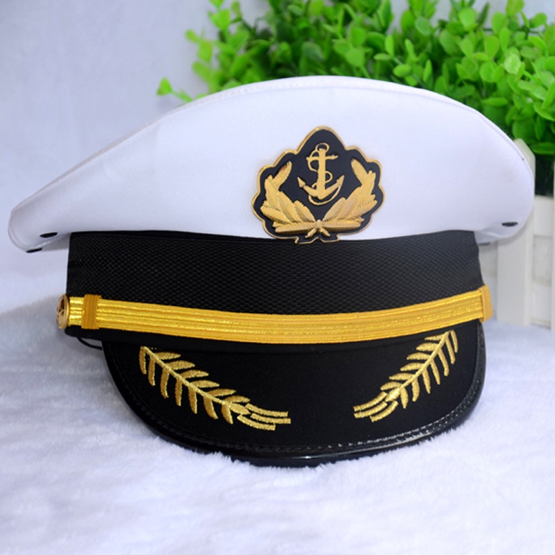 [Ready Stock] Jinhang 2020 Summer Male Female Seaman Yacht Captain Sea ...