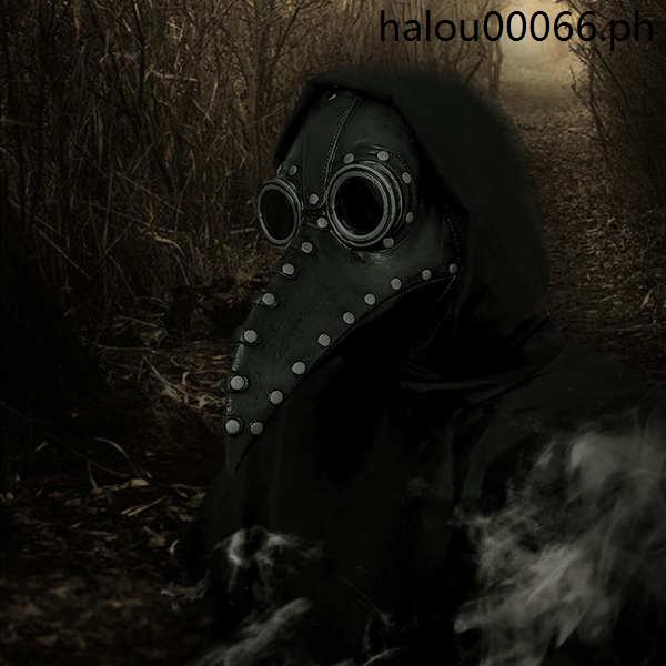 Hot Sale Halloween Steampunk Medieval Plague Doctor cos Game Anime Man ...