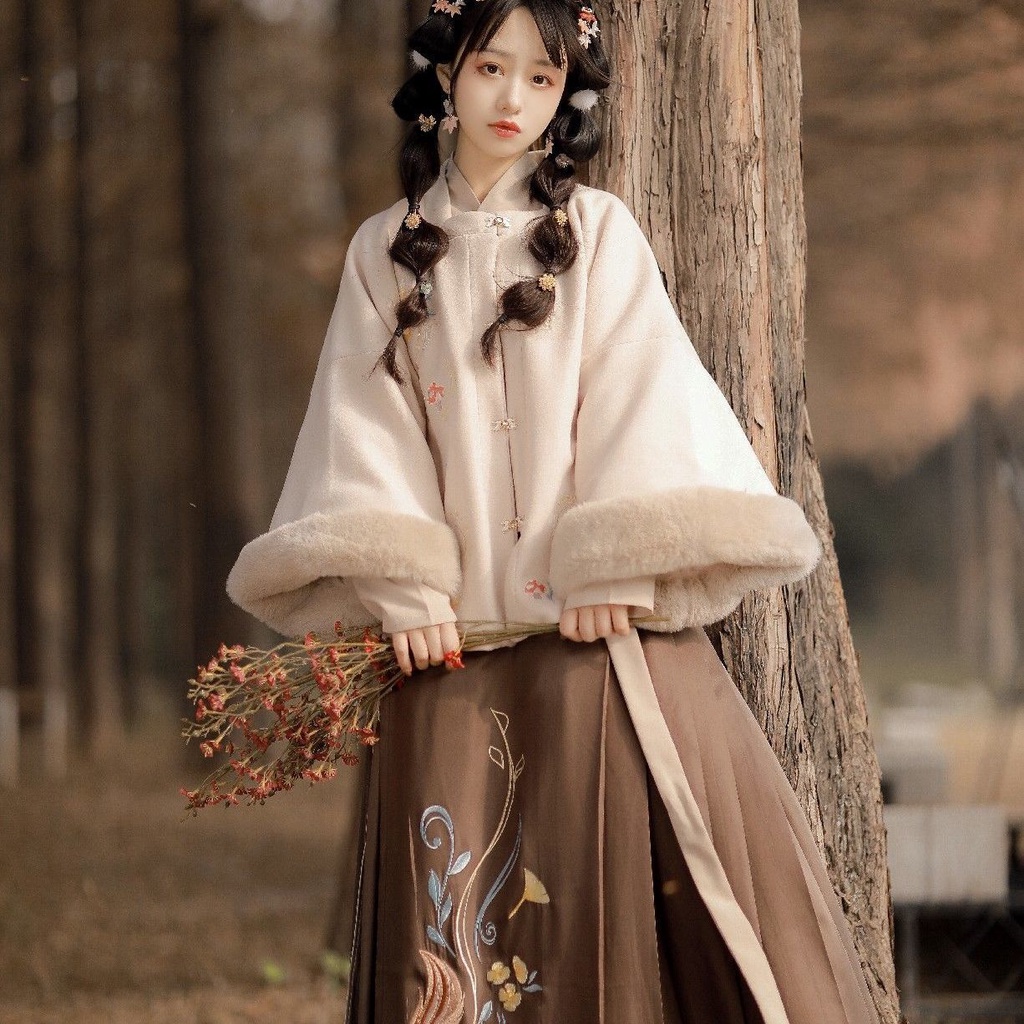 Ancient Costume Hanfu Horse Face Skirt Improved Chinese Style Hanfu ...