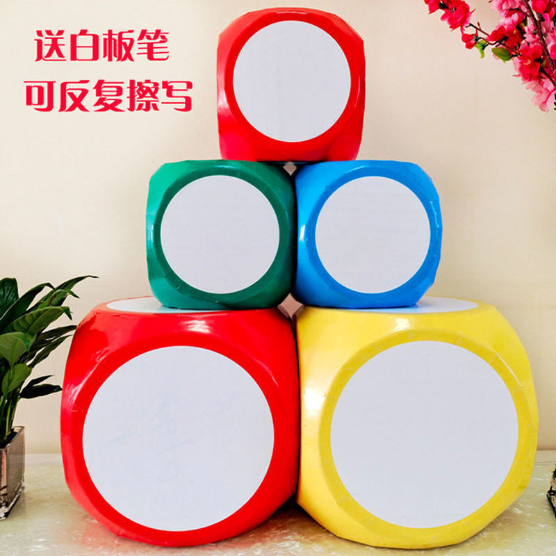 Yixi Rewritable Blank Foam Dice Large Sieve Game Props Large Toy ...
