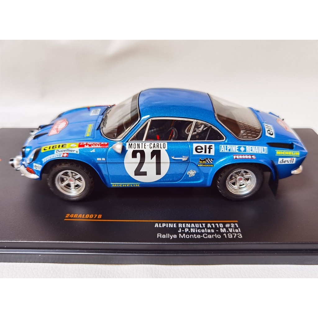 Ixo 1: 24 ALPINE RENAULT A110 #21 1973 Renault Racing Model Alloy ...