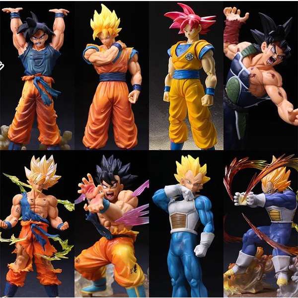 Dragon Ball Model Figure Anime Son Goku Vegeta Super Saiyan Martial ...
