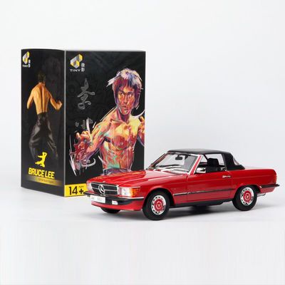 Norev 1/18 Benz 350SL Bruce Lee Movie Classic Alloy Car Model Free 1/12 ...