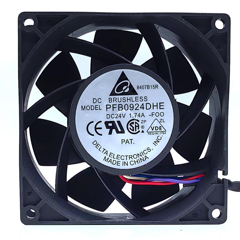 Original Delta 9CM 9038 24V 1.74A Violent High Air Volume Industrial Inverter Fan PFB0924DHE ...