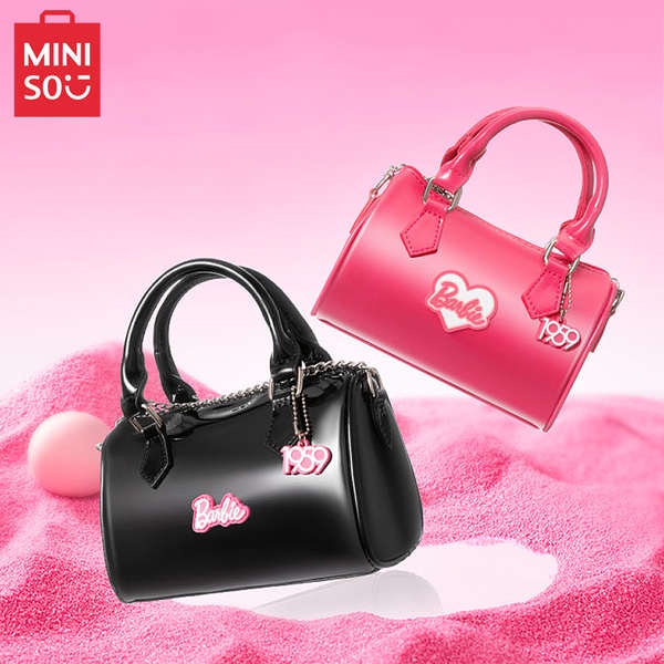 Miniso MINISO Premium Barbie Series speedy Crossbody Bag Shoulder ...