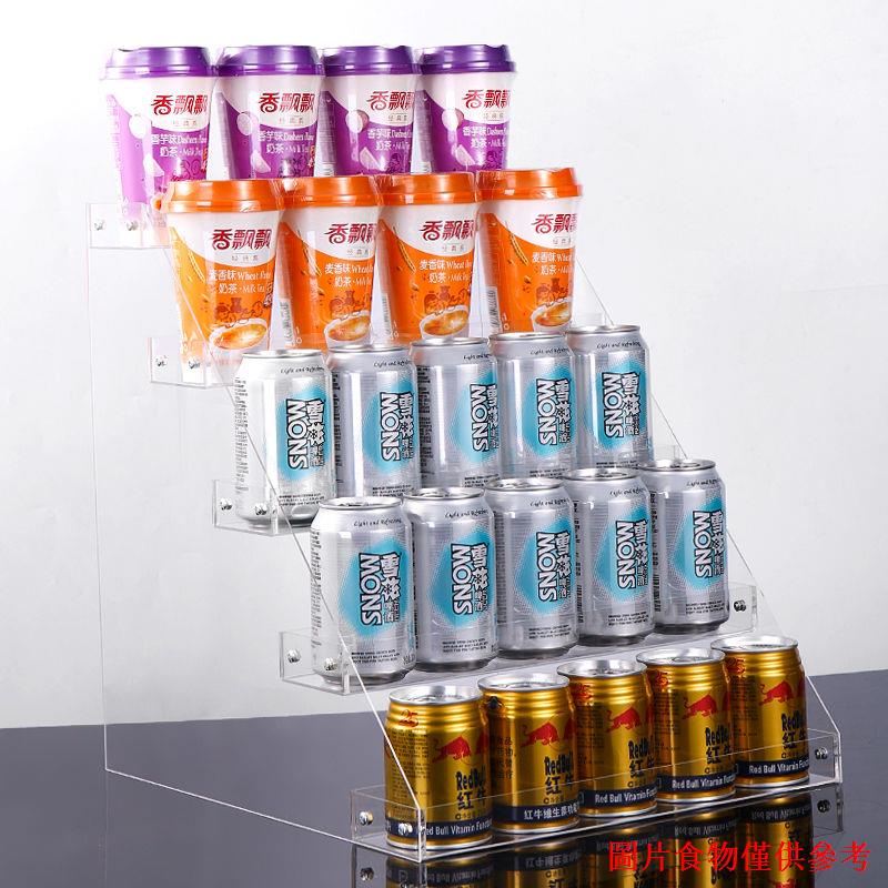 [Acrylic Ladder Display Rack] ∈ Beverage Rack Milk Tea Cup Rack Juice ...