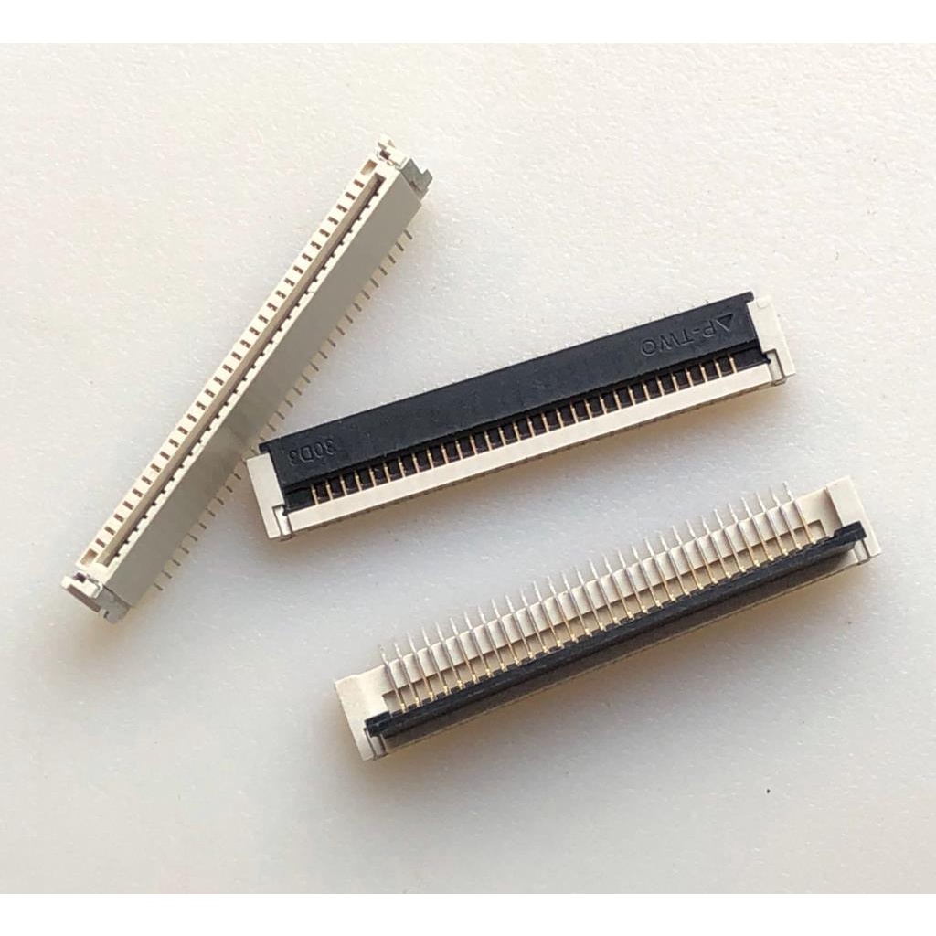 Brand New Taiwan-Made FFC/FPC LCD Cable Socket 30P 1.0 Pitch Rear Flip Connector | Shopee ...